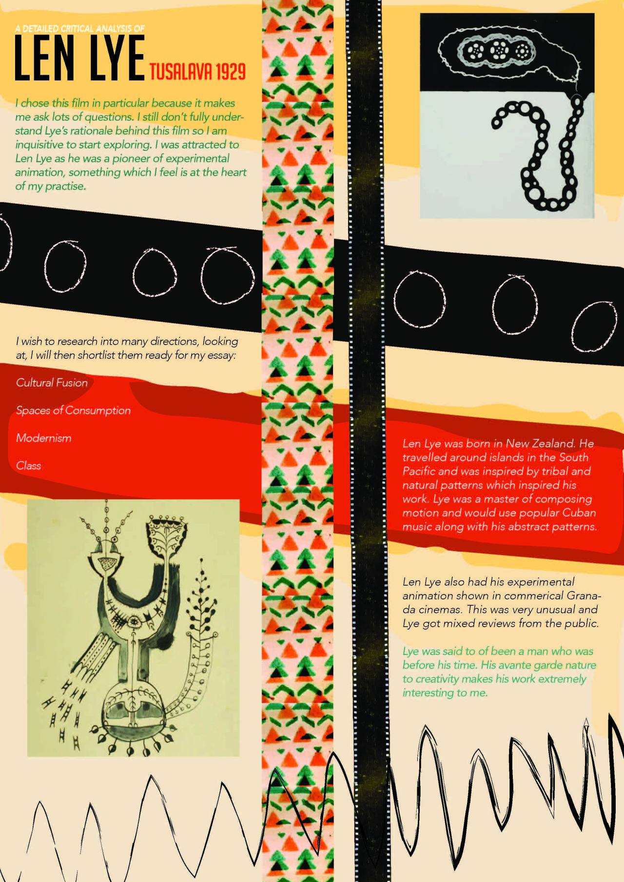 Abstract Animation Focus – LEN LYE – ANIMATE THE EARTH Holly L. James